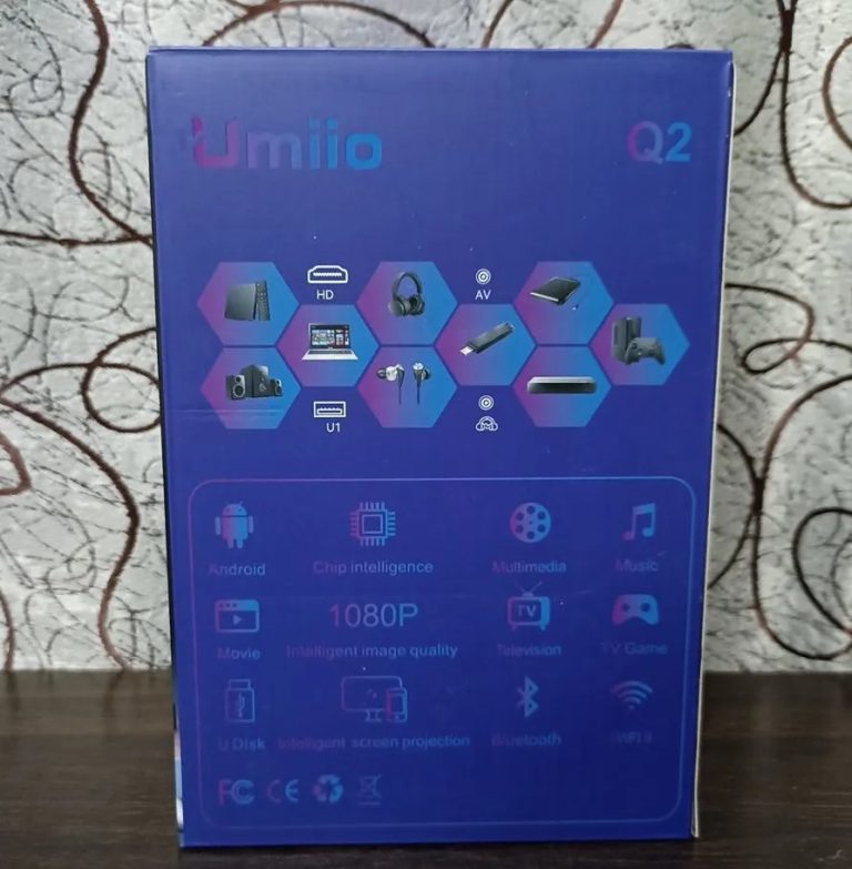 ویدئو پروژکتور اندروید Umiio مدل Q2 با ضمانت نامه یومیو سرویس ...